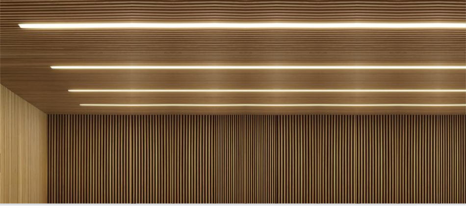 Luminaria lineal empotrada LED | Iluminación continua | Integración | Rus