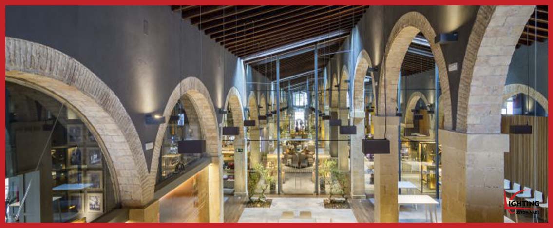 Iluminación para bodegas modernas - Lámparas Led a medida